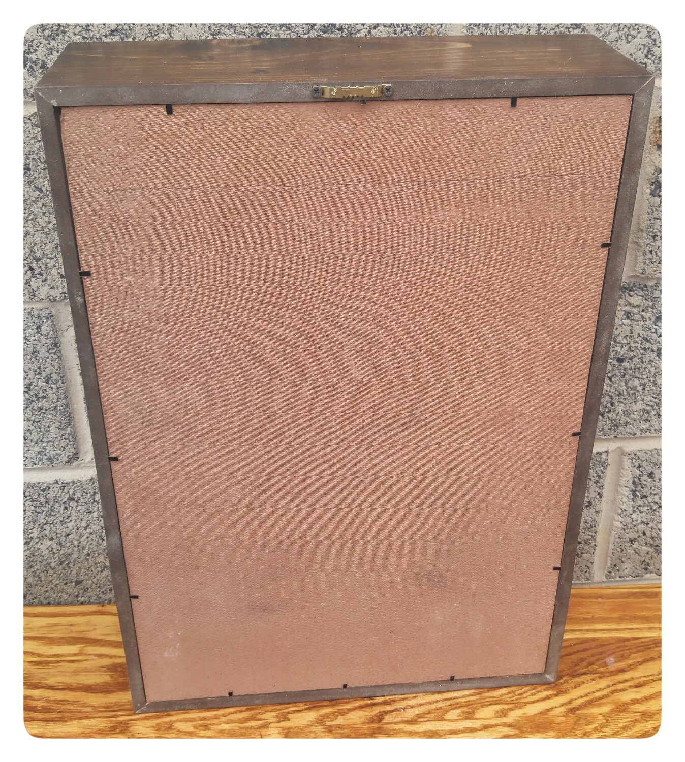 Stained Box Frame Finished Box Frame Square Wood Frames - Etsy