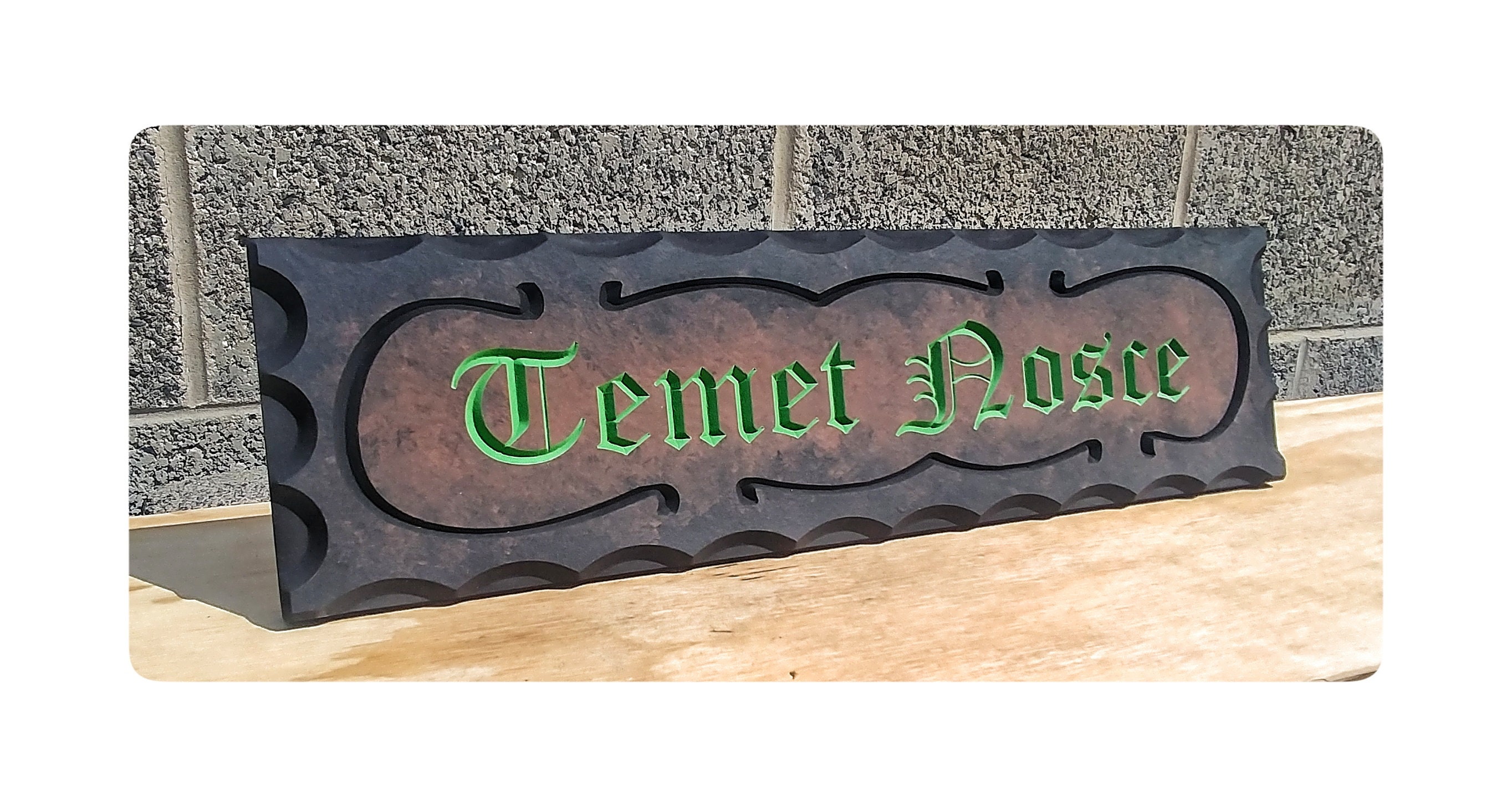 The Matrix Sign Inset Letters Professional Signs The Matrix | Etsy