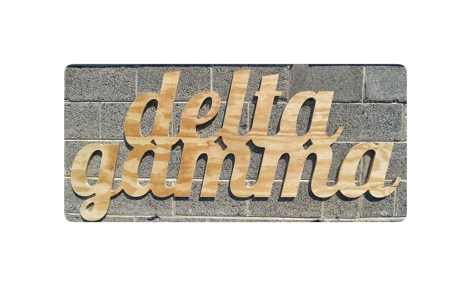Custom Plywood Signs, Wood Cutout Signs, Wood Love Letters, Greek Wood ...
