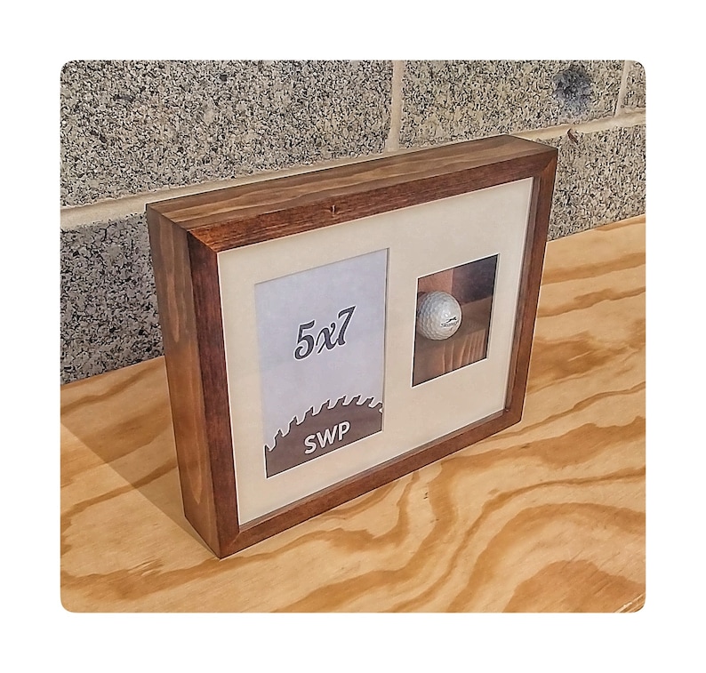Custom Box Frame 5x7 Box Frame Custom Golf Frames Wood | Etsy