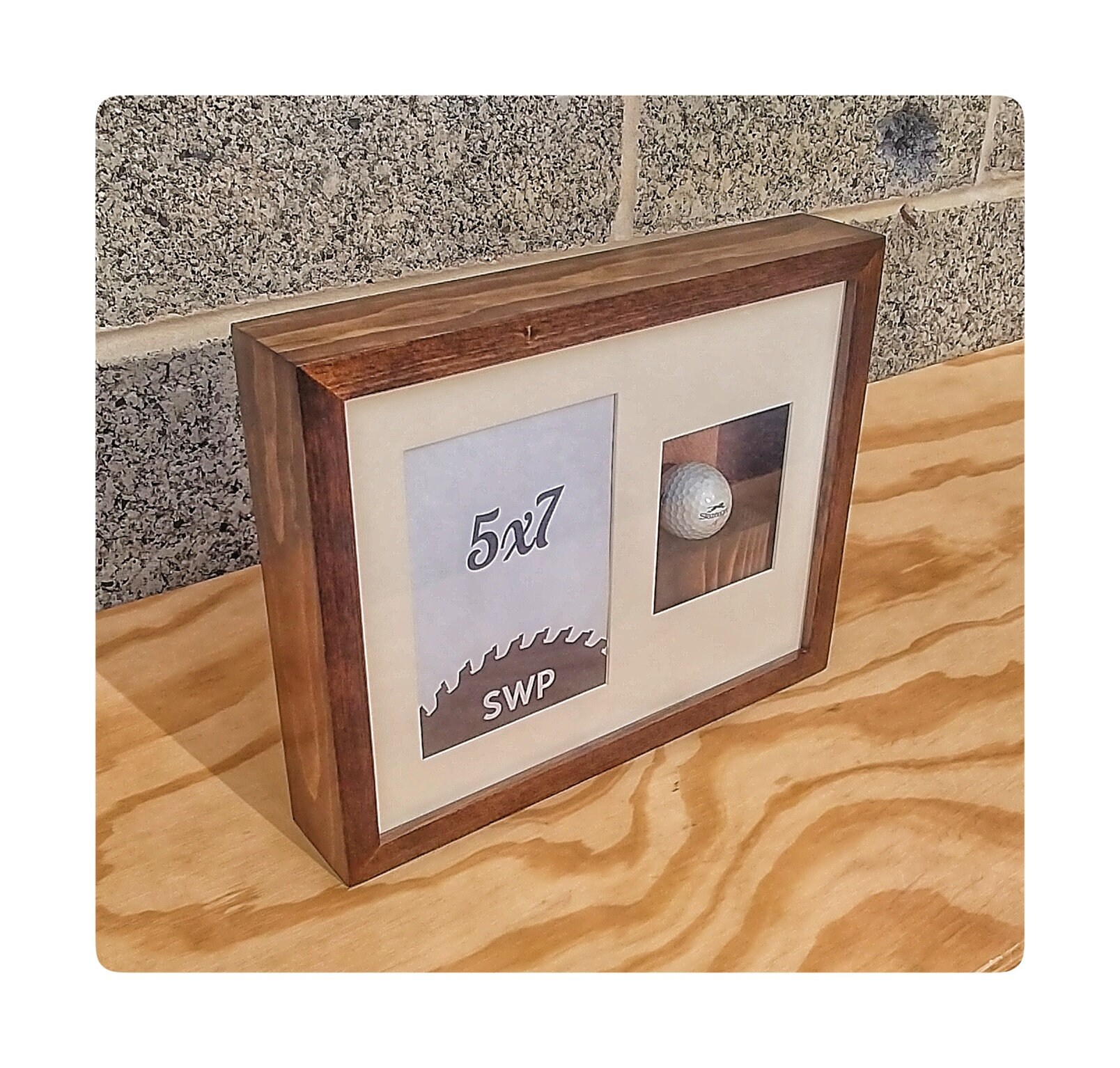 Custom Box Frame 5x7 Box Frame Custom Golf Frames Wood - Etsy