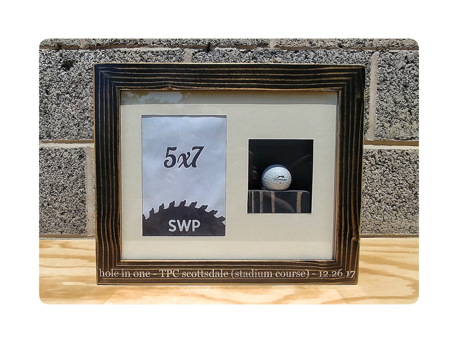 Custom Box Frame Engraved Box Frame Custom Golf Frames Wood - Etsy