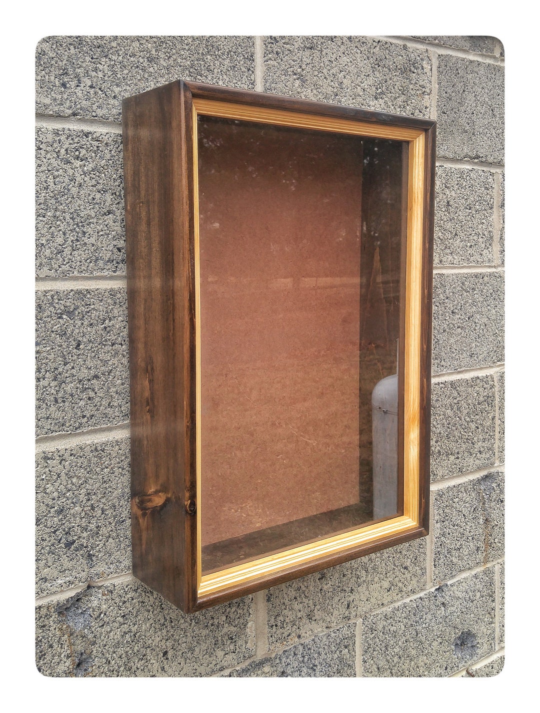 Stained Box Frame, Finished Box Frame, Square Wood Frames, Wood Shadow ...