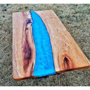 Epoxy River Table, Cherry Slab Table, Live Edge Table, Epoxy Coffee ...