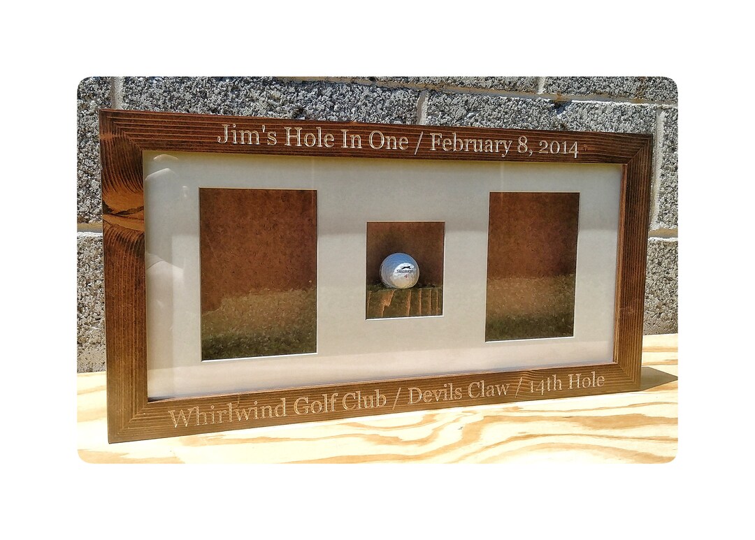 Custom Box Frame, Engraved Box Frame, Custom Golf Frames, Wood Shadow ...