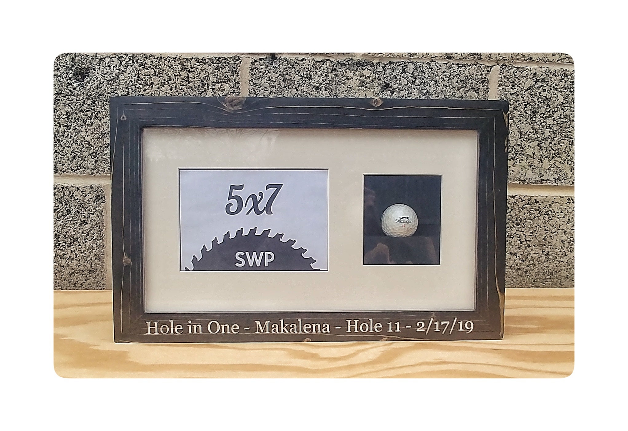 Custom Box Frame Engraved Box Frame Custom Golf Frames Wood - Etsy