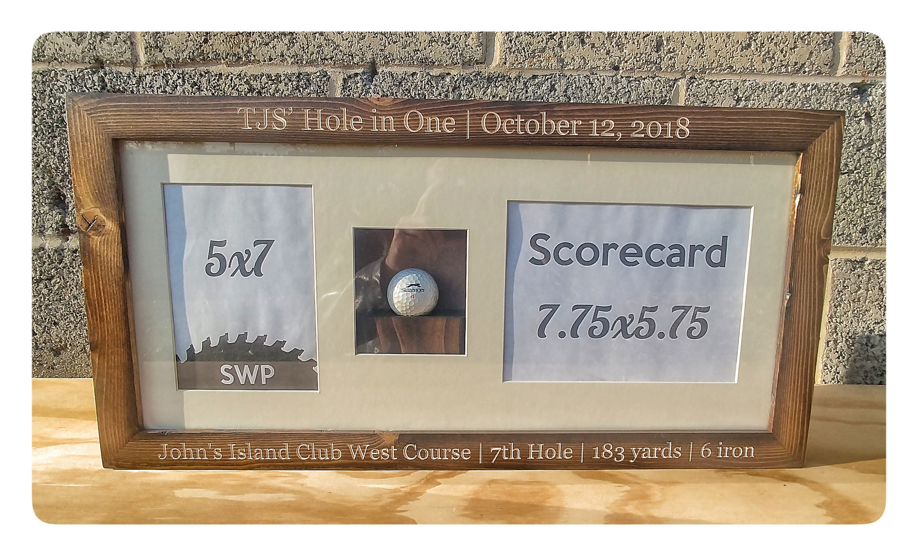 Custom Box Frame Engraved Box Frame Custom Golf Frames Wood - Etsy