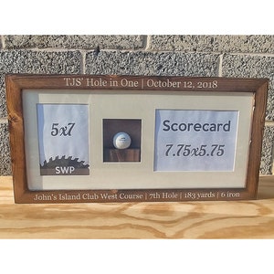 Custom Box Frame, Engraved Box Frame, Custom Golf Frames, Wood Shadow ...
