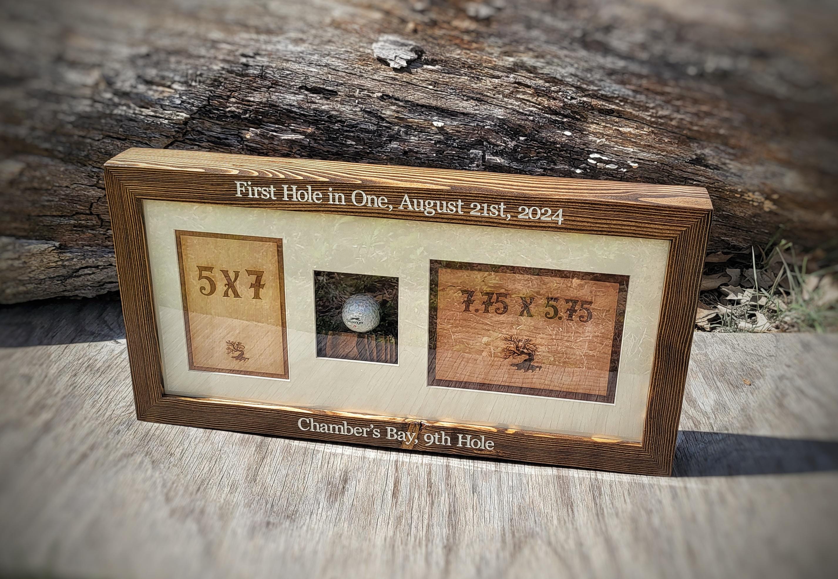 Custom Box Frame, Engraved Box Frame, Custom Golf Frames, Wood Shadow ...