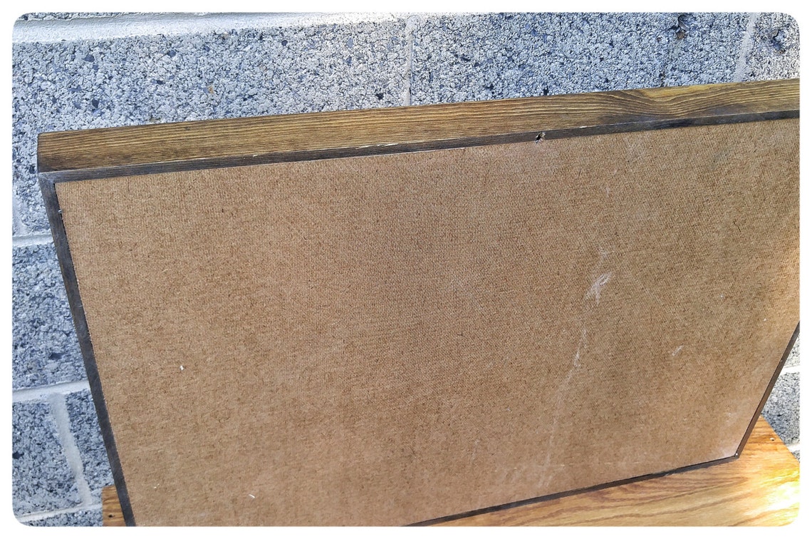 Stained Box Frame Finished Box Frame Square Wood Frames | Etsy