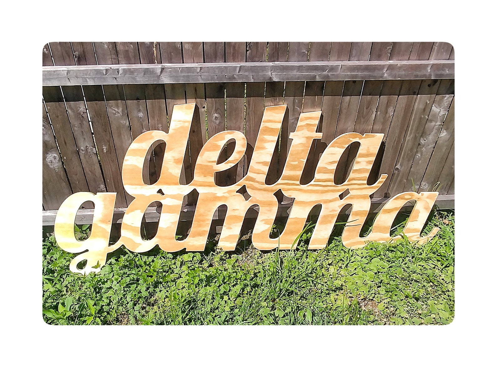 Custom Plywood Signs, Wood Cutout Signs, Wood Love Letters, Greek Wood ...