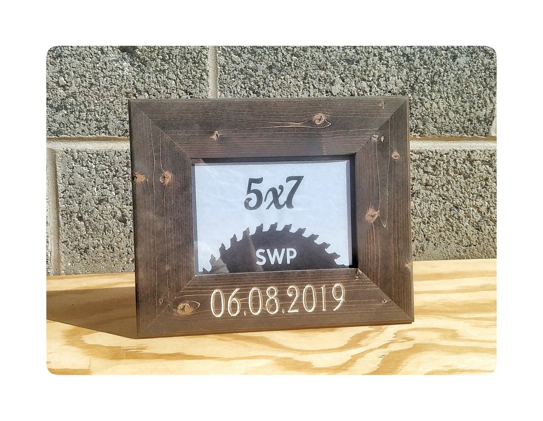 Personalized Frame, Wedding Frame, Wedding Gifts, Engraved Wood Frame ...