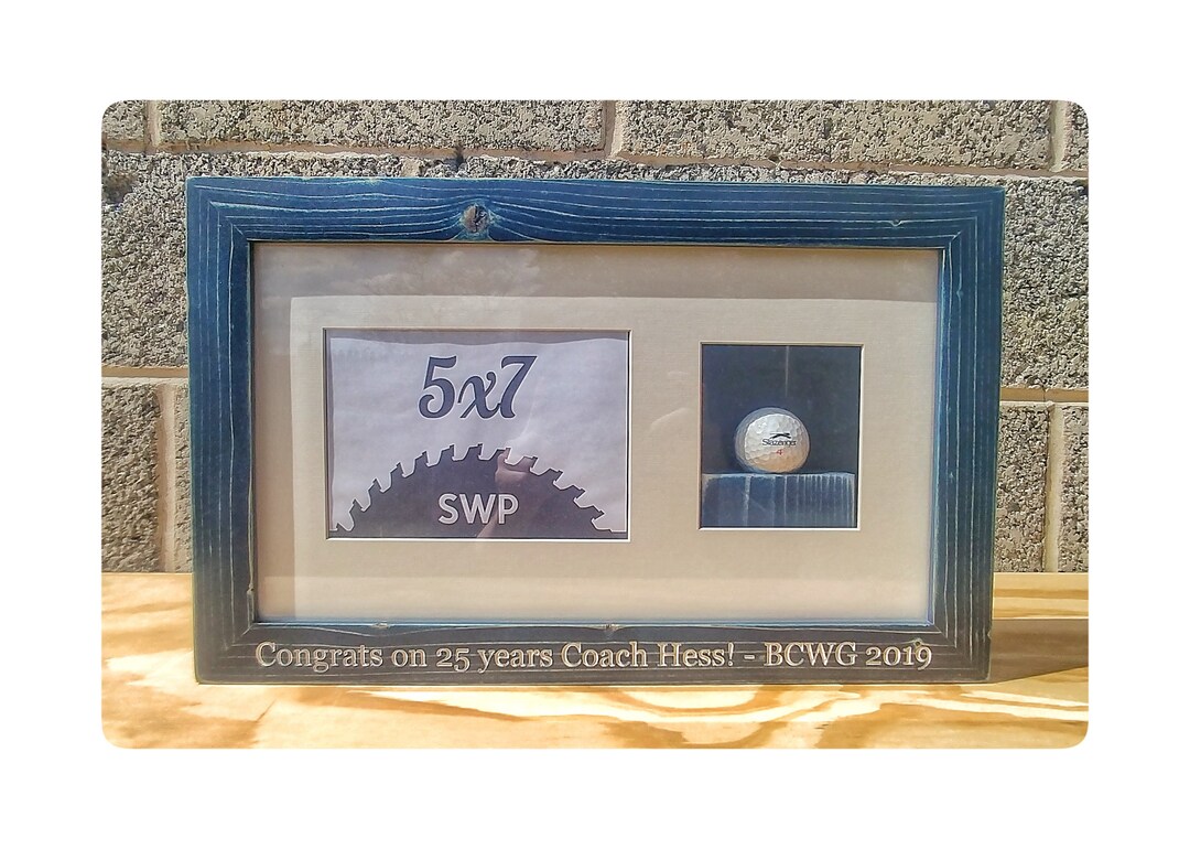 Custom Box Frame, Engraved Box Frame, Custom Golf Frames, Wood Shadow ...
