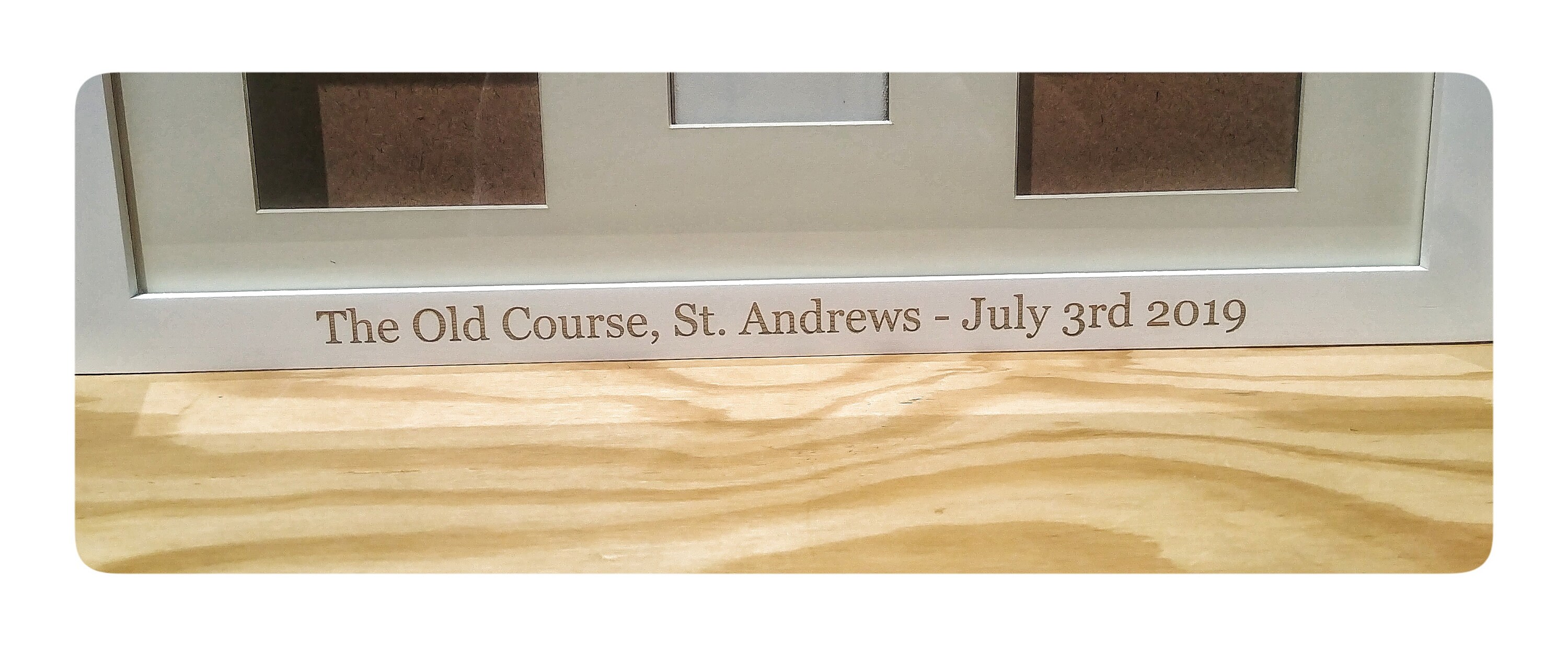 Custom Box Frame Engraved Box Frame Custom Golf Frames Wood - Etsy