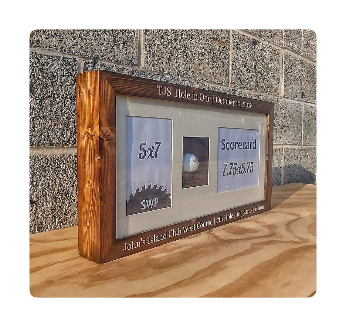 Custom Box Frame Engraved Box Frame Custom Golf Frames Wood - Etsy