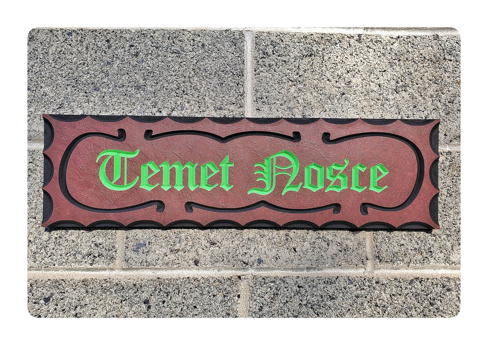 The Matrix Sign Inset Letters Professional Signs The Matrix | Etsy