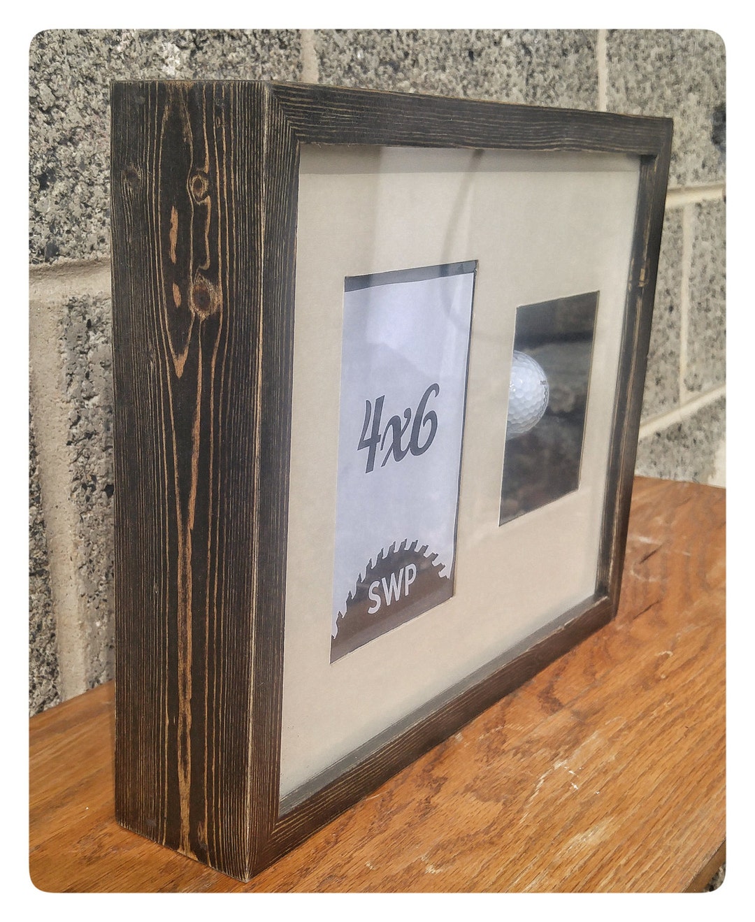 Custom Box Frame, Golf Box Frame, Custom Golf Frames, Wood Shadow Box ...