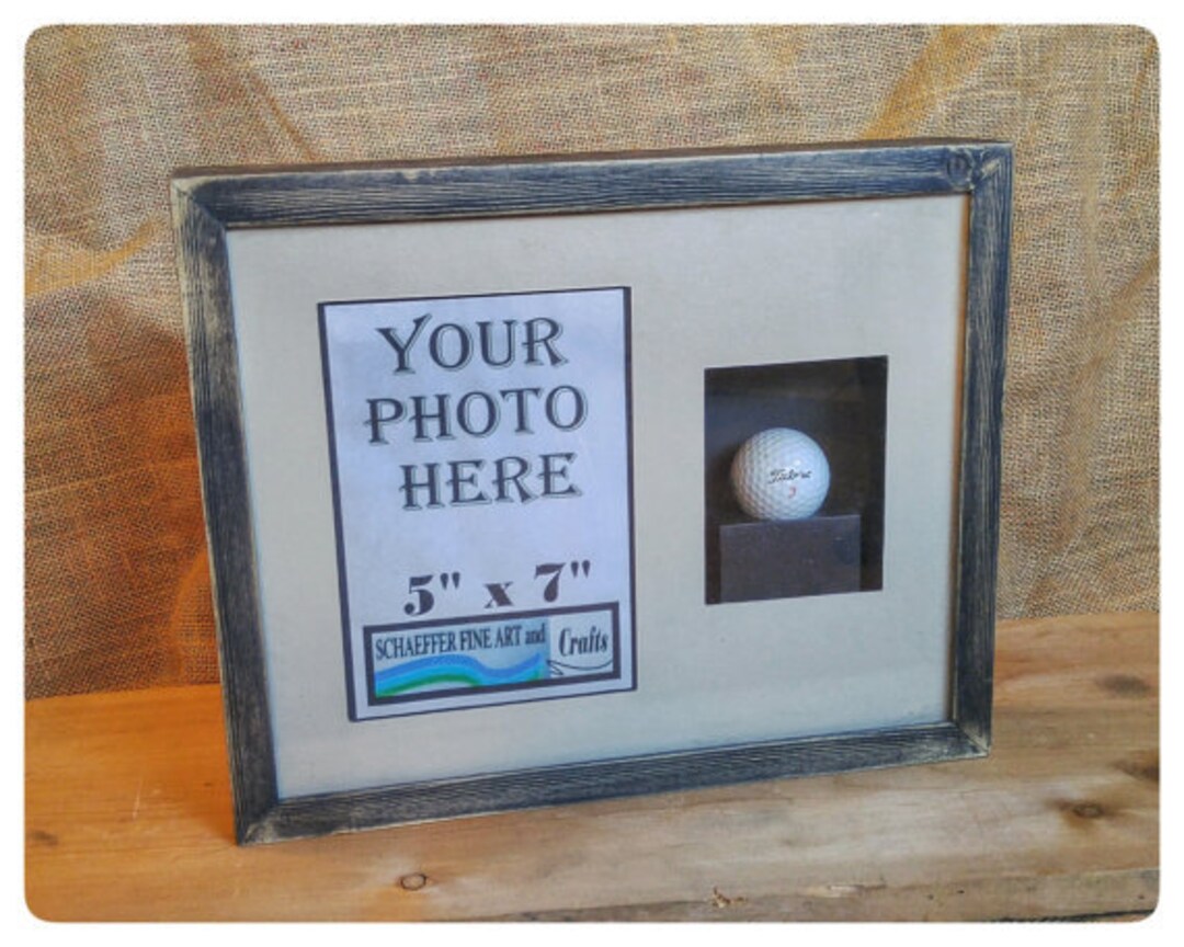 Custom Box Frame, 5x7 Box Frame, Custom Golf Frames, Wood Shadow Box ...