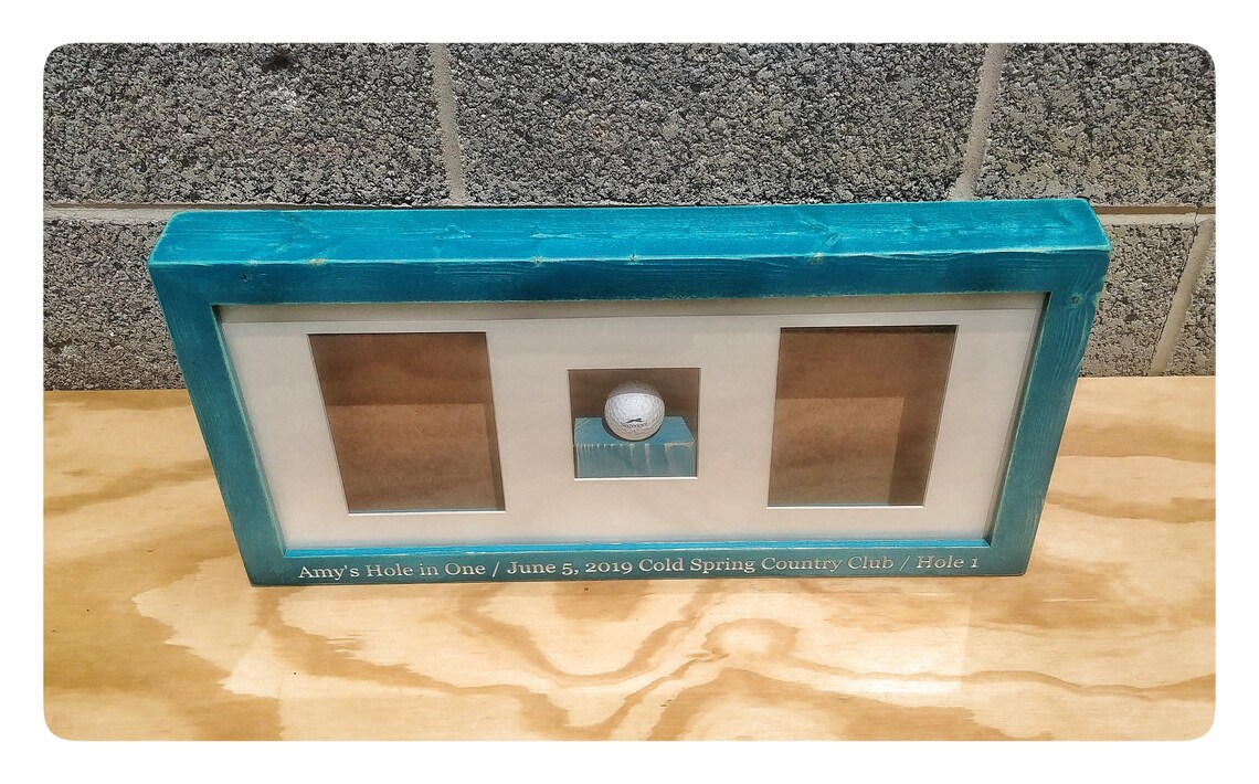 Custom Box Frame Engraved Box Frame Custom Golf Frames Wood - Etsy