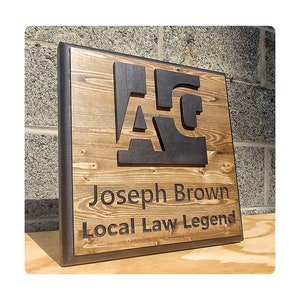 Business Logo Signs Routed Wood Signs Inset Letters Carved - Etsy