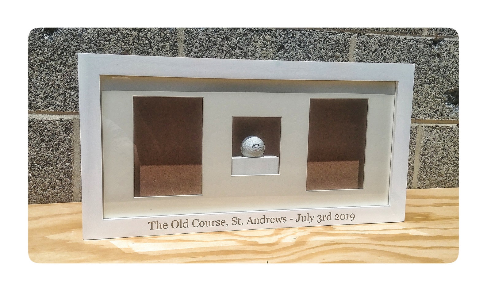 Custom Box Frame Engraved Box Frame Custom Golf Frames Wood | Etsy