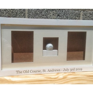 Custom Box Frame, Engraved Box Frame, Custom Golf Frames, Wood Shadow ...