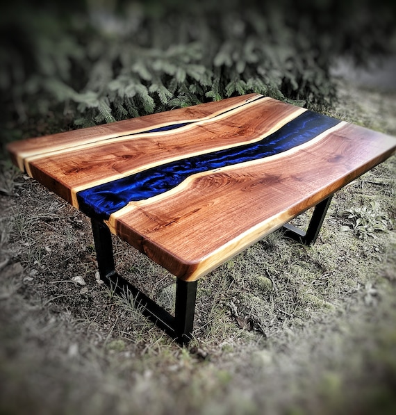 Etsy epoxy river table store