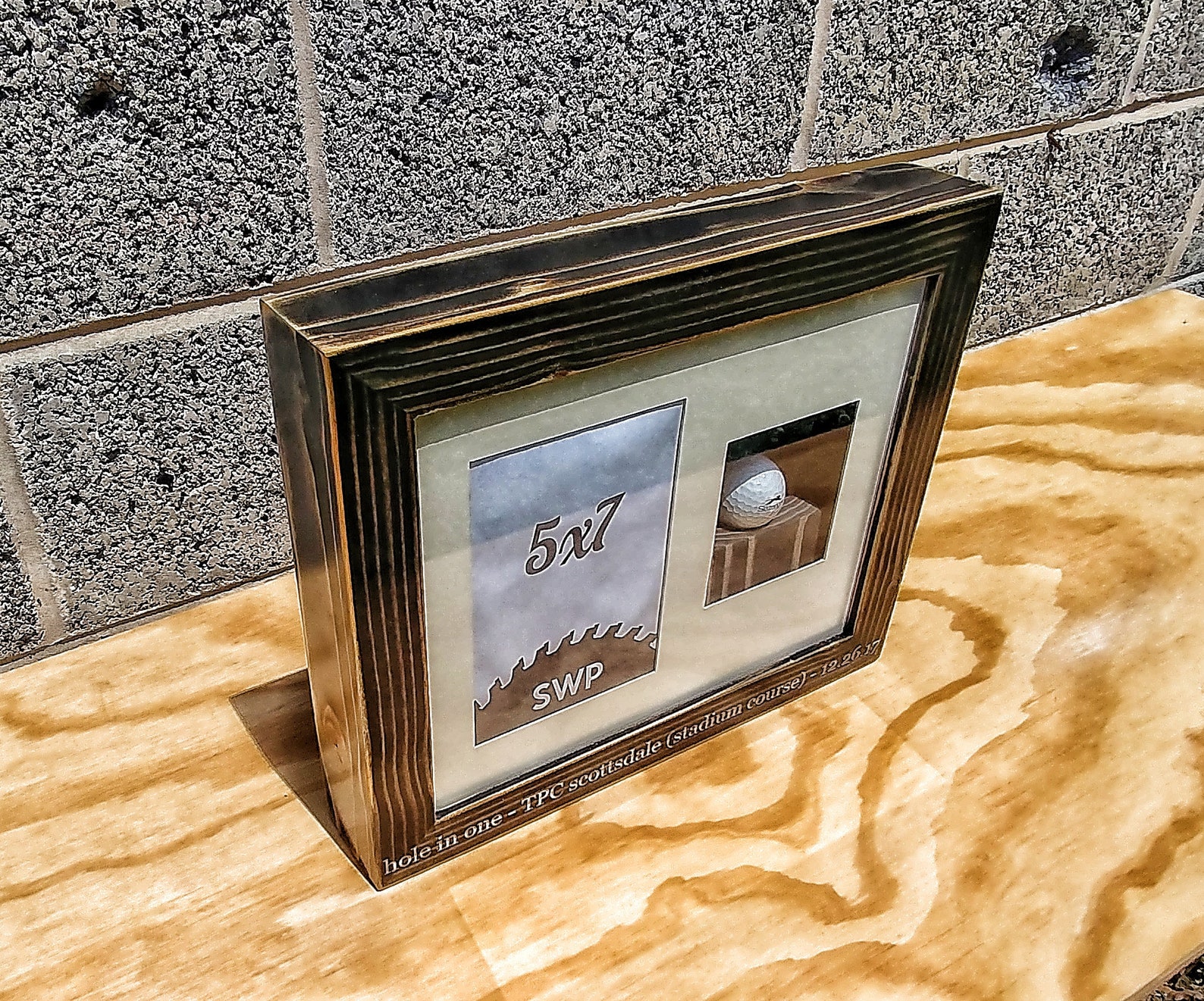 Custom Box Frame Engraved Box Frame Custom Golf Frames Wood | Etsy