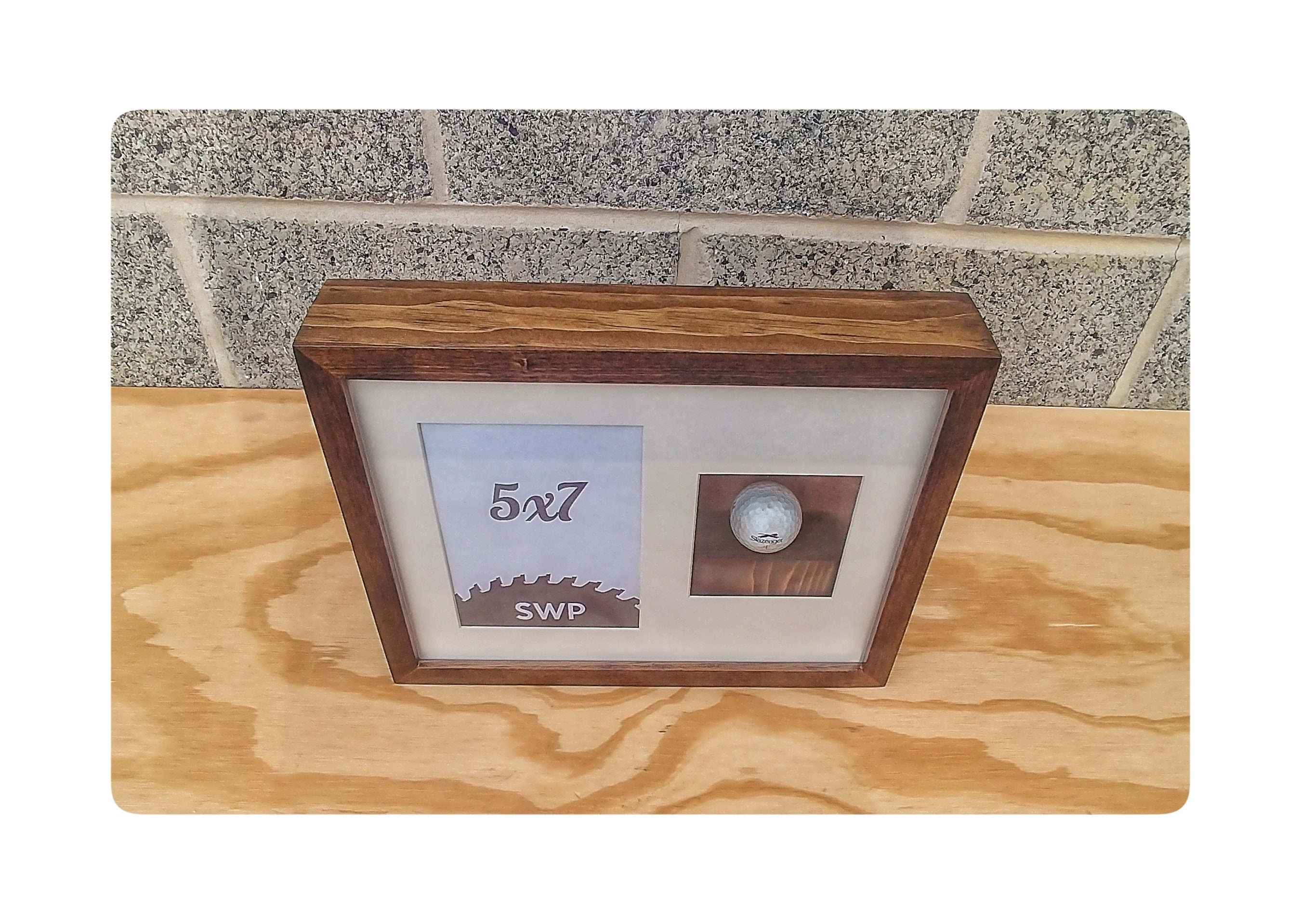 Custom Box Frame 5x7 Box Frame Custom Golf Frames Wood | Etsy