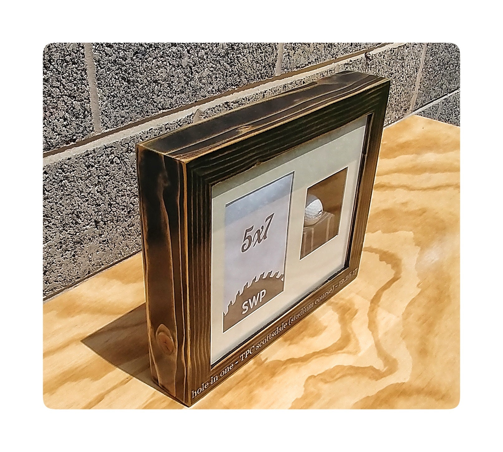 Custom Box Frame Engraved Box Frame Custom Golf Frames Wood - Etsy