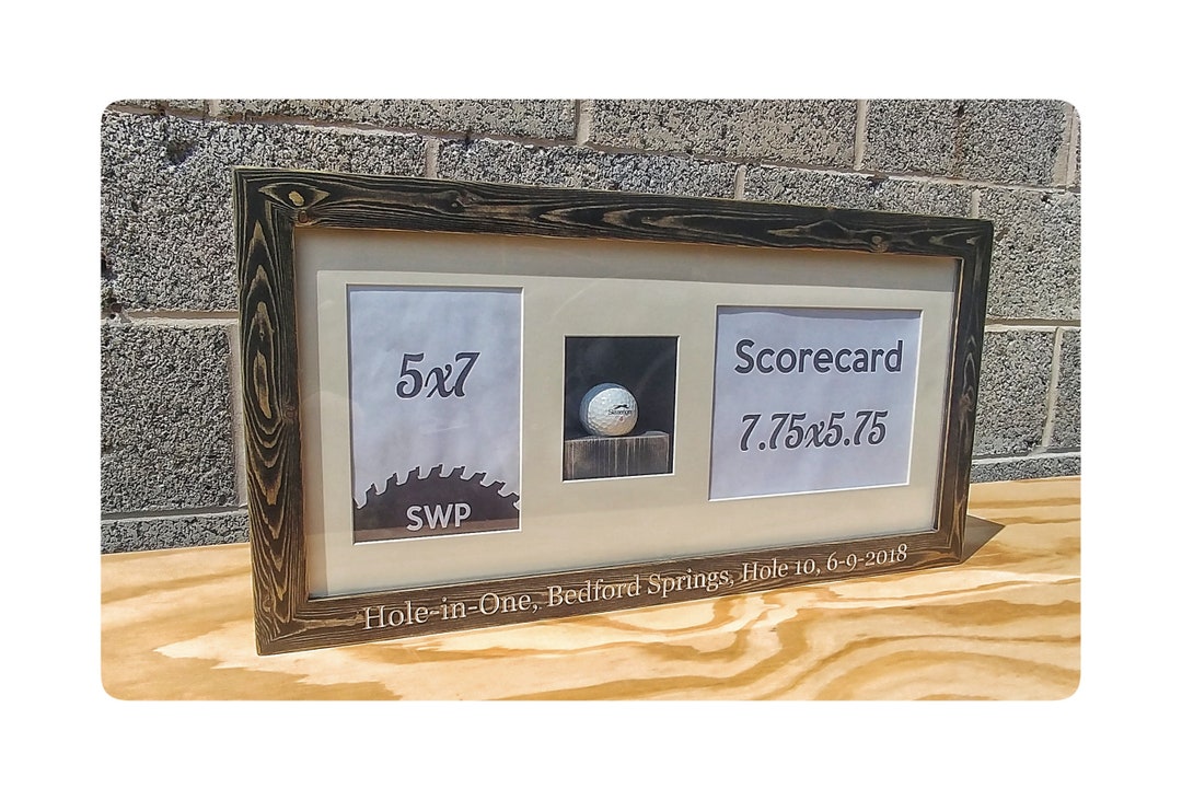 Custom Box Frame, Engraved Box Frame, Custom Golf Frames, Wood Shadow ...