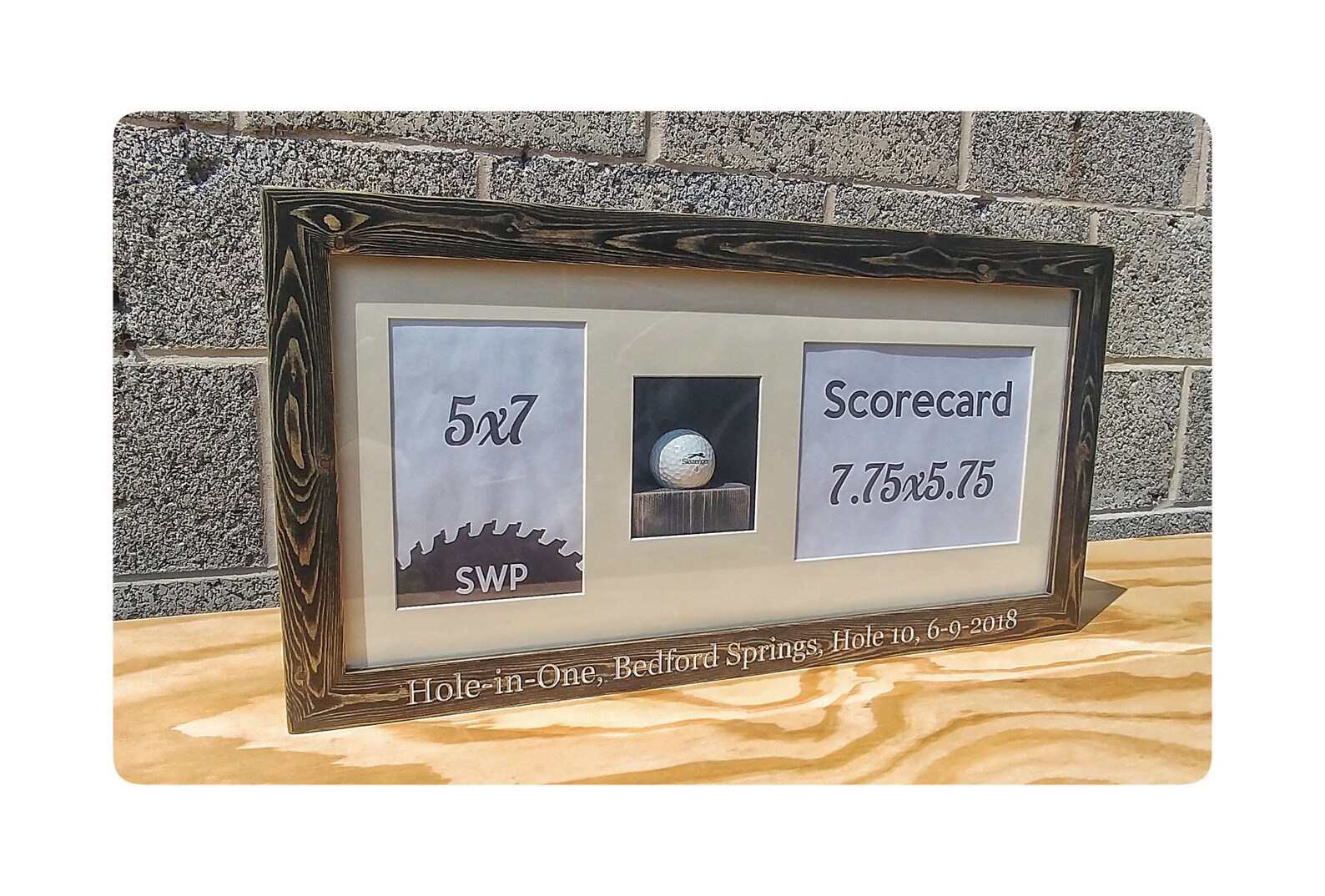 Custom Box Frame Engraved Box Frame Custom Golf Frames Wood - Etsy