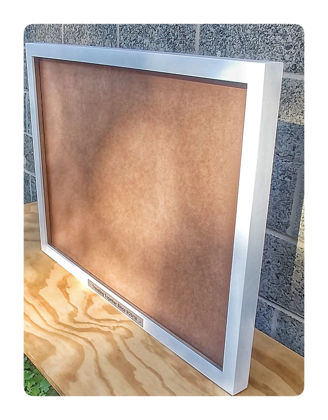 Stained Box Frame Finished Box Frame Square Wood Frames | Etsy