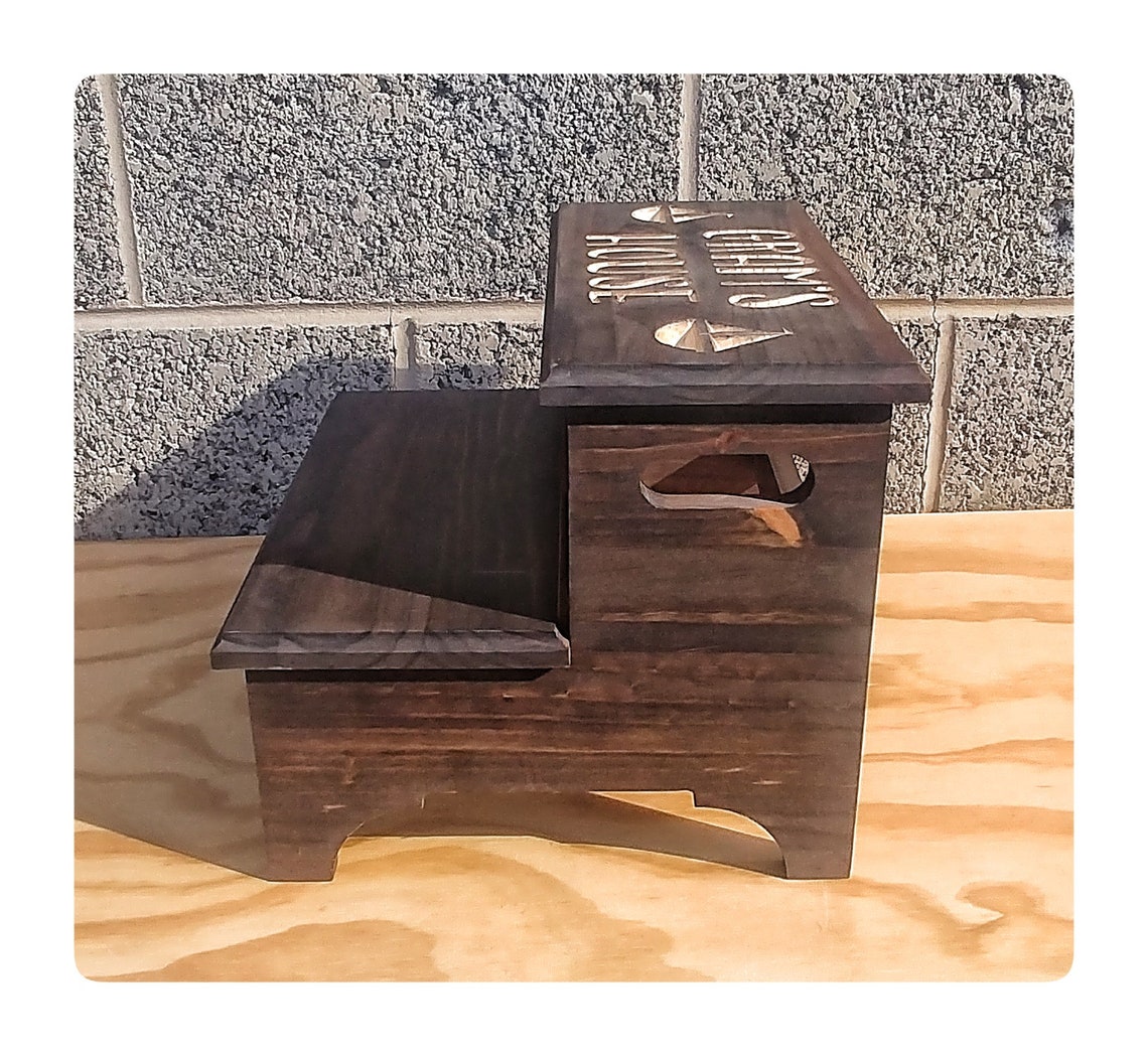 Custom Step Stool, Kids Step Stool, Engraved Step Stool, Small Wood ...