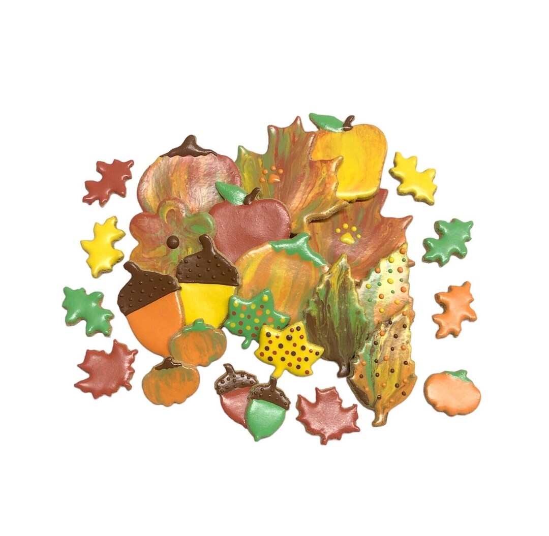 Thanksgiving Dog Treats - Assorted Dog Cookies - Gourmet Dog Treat ...