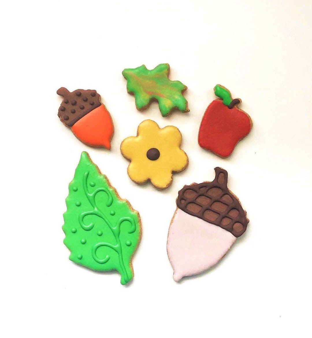 Seasonal Dog Cookies - Fall Dog Treats - Organic Dog Biscuits - Autumn ...