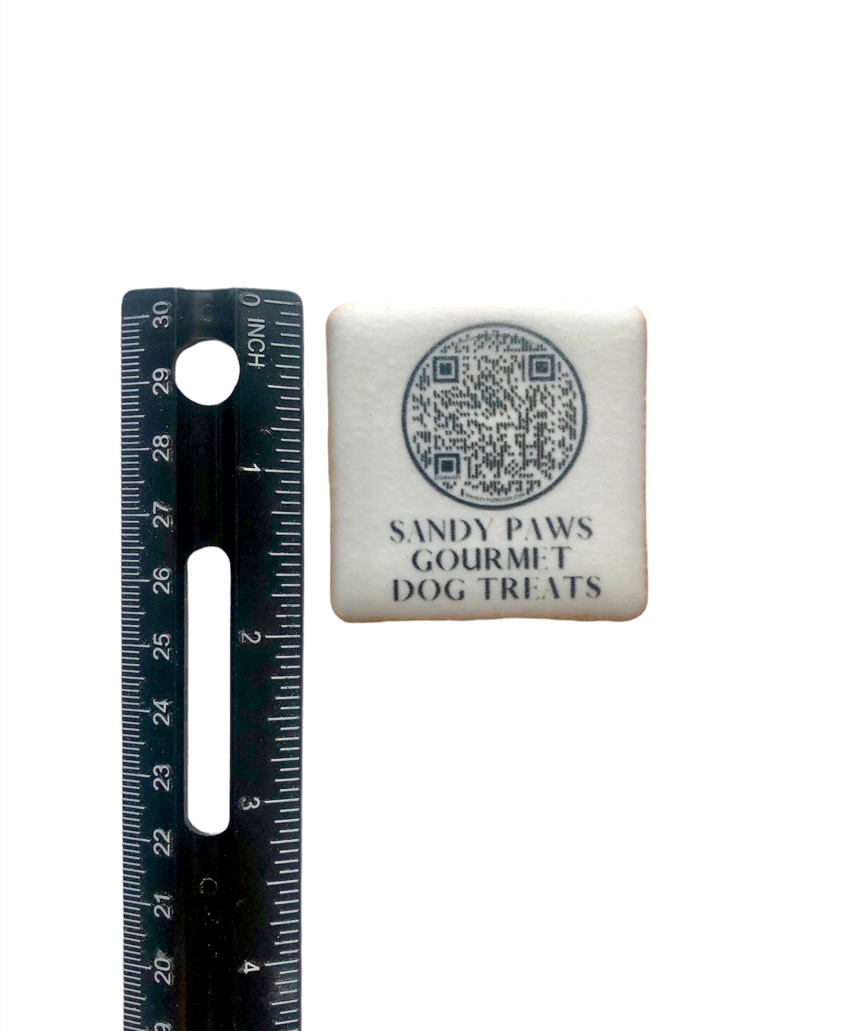 Custom Dog Treat QR Code Dog Cookie QR Dog Treat | Etsy