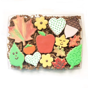Fall Dog Treats - Decorated Dog Treats - Gourmet Dog Treats - Autumn ...
