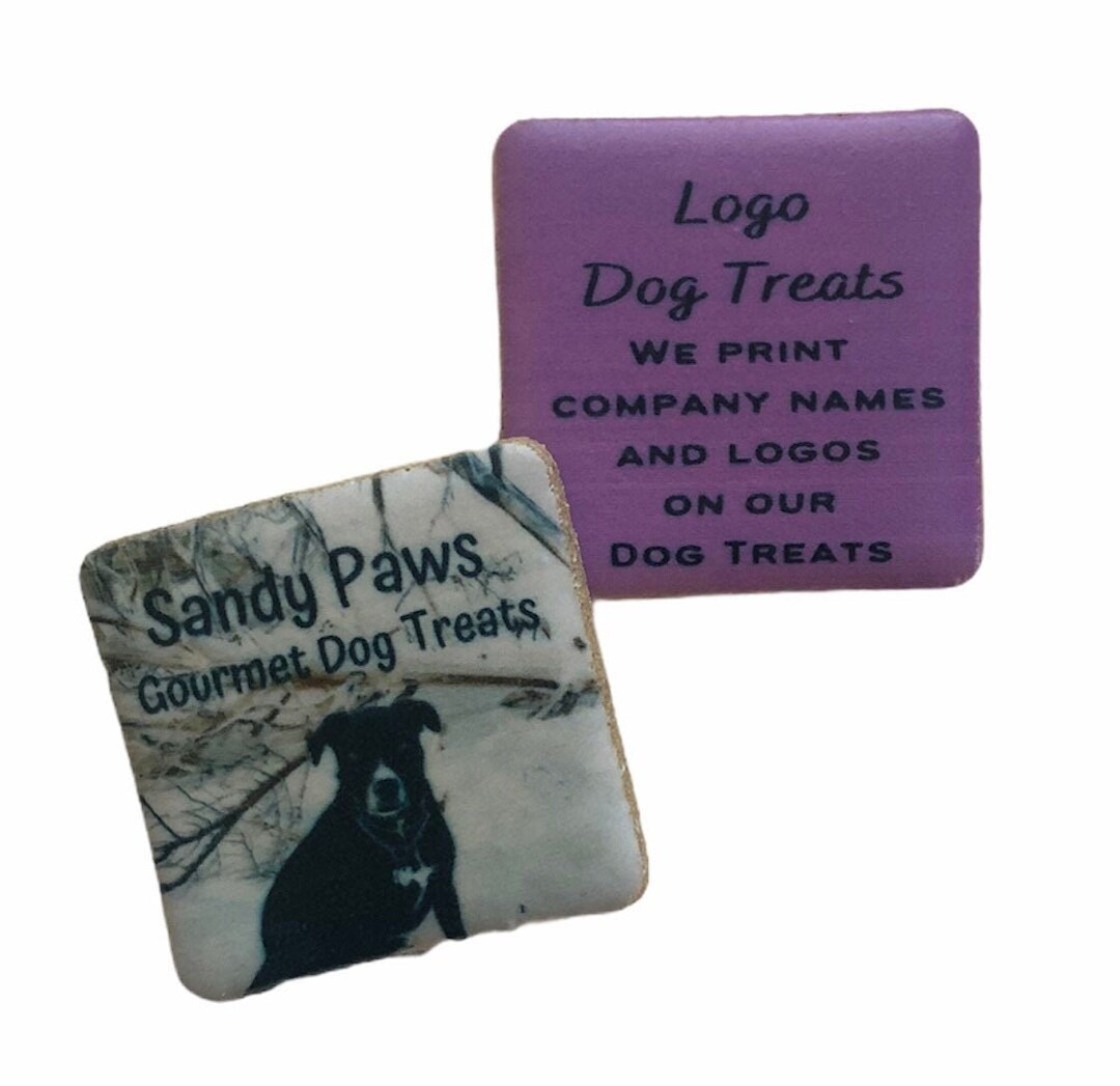 Logo Dog Treats - Custom Dog Cookies - Corporate Gift - Organic Dog ...