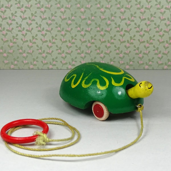 Turtle Pull Toy - Etsy