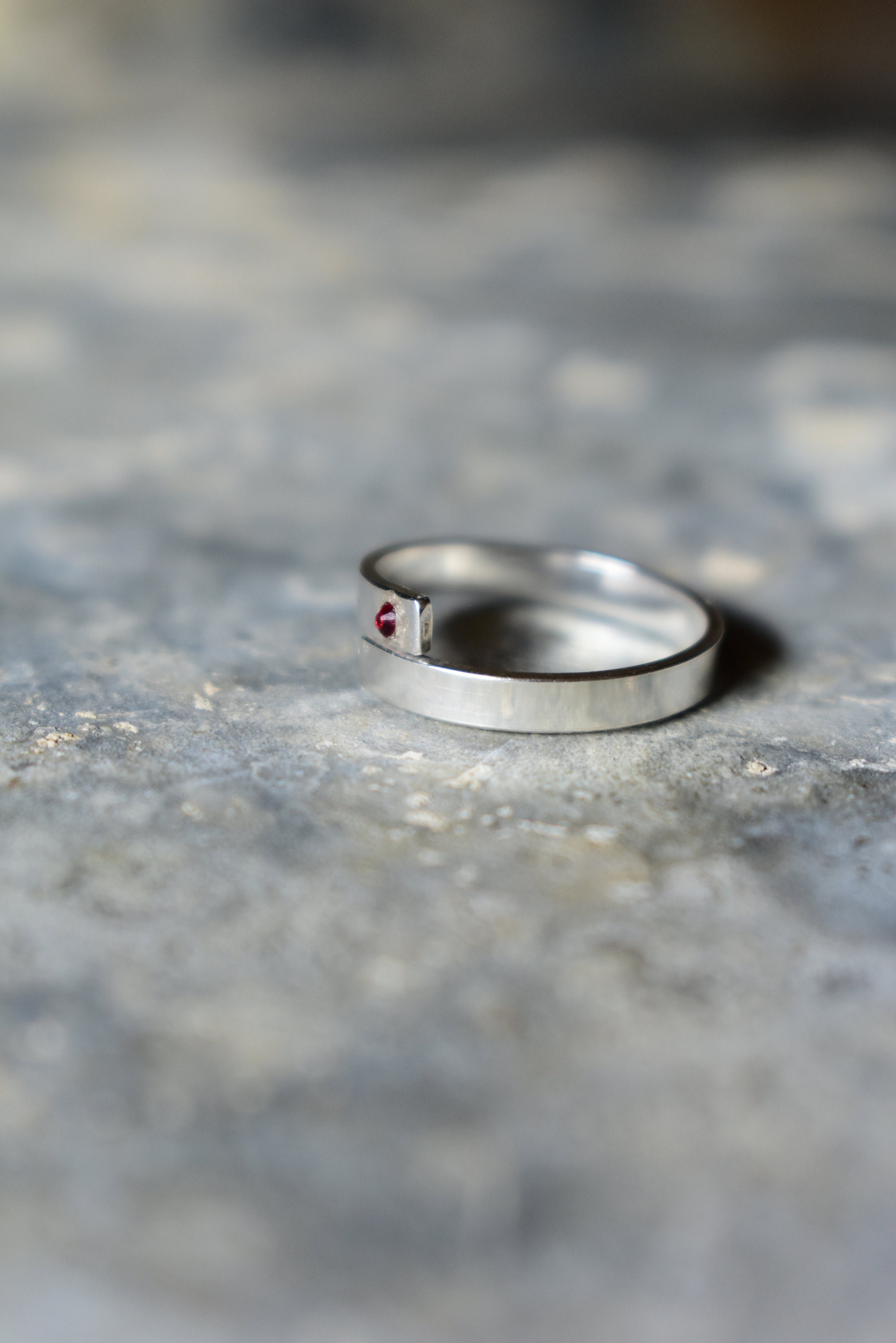 Sterling Silver Infinity Ring for Men or Women Unisex Silver | Etsy