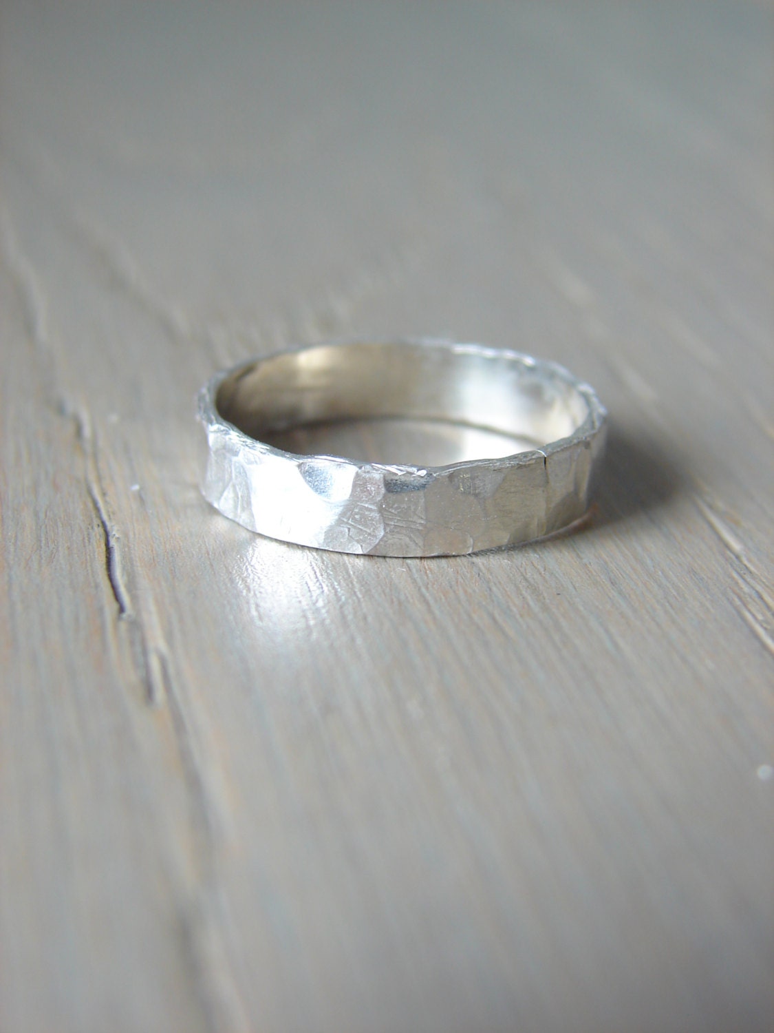 Men's Jewelry Hammered Wedding Ring for Men Proposal | Etsy