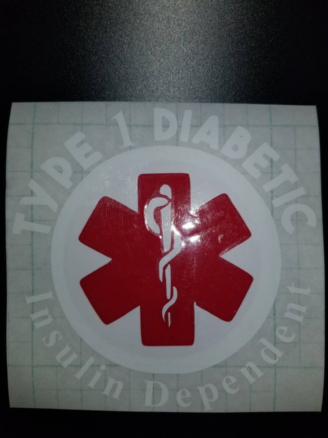 Type 1 Insulin Dependent Vinyl Sticker - Etsy