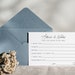 Advice for the Bride Template, Wedding Shower Games, Wedding Advice ...