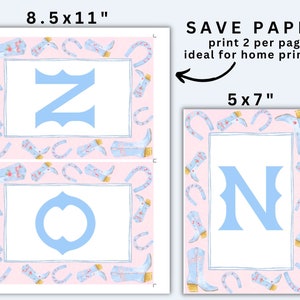 First Rodeo Birthday Banner Template, Cowgirl Birthday Banner Printable ...