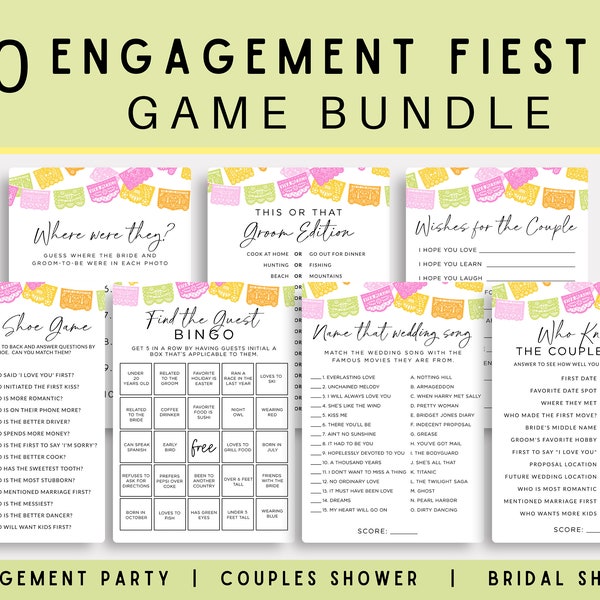Engagement Fiesta - Etsy