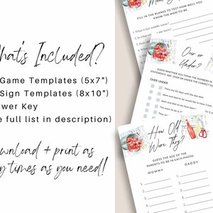 Crawfish Boil Baby Shower Game Bundle, Backyard Baby Shower Games, Baby ...