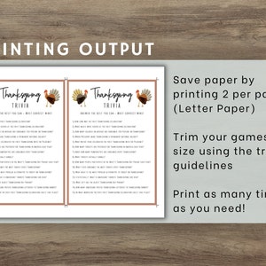 Thanksgiving Trivia Game, Thanksgiving Printable Games, Thanksgiving ...