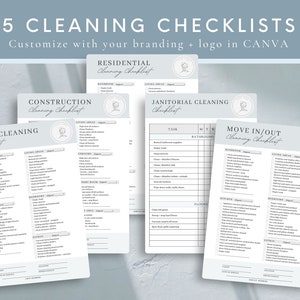 EDITABLE Cleaning Service Contract Bundle, Maid Forms Template, Janitor ...
