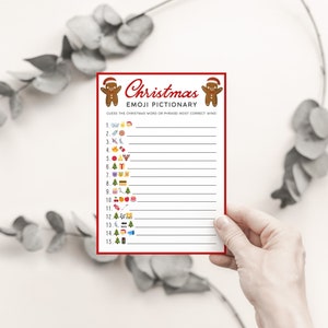 Christmas Emoji Pictionary Game, Christmas Emoji Game, Christmas ...
